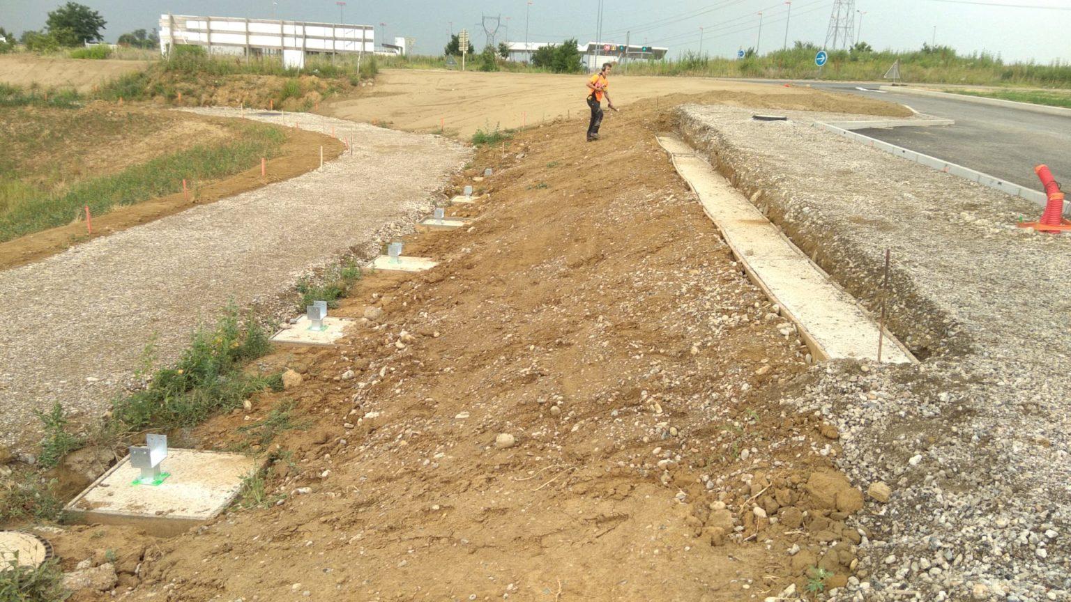 Platelage bois sur pilotis - Mionnay 01 - Dynamique Environnement